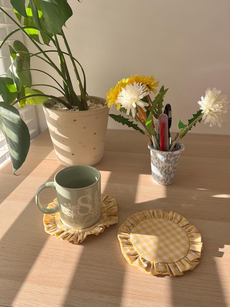 Ruffle Coasters | Digital Sewing Pattern - Etsy