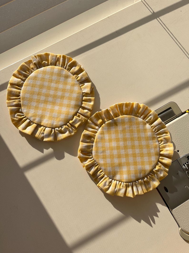 Ruffle Coasters | Digital Sewing Pattern - Etsy