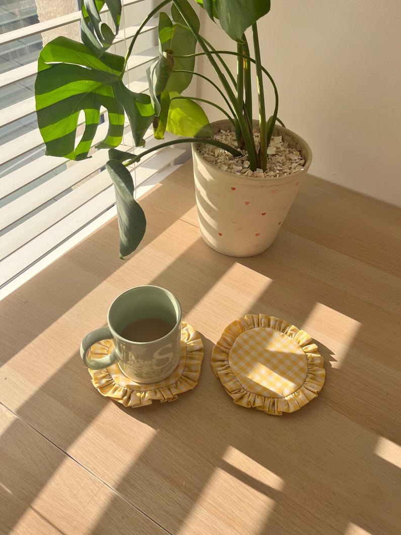 Ruffle Coasters | Digital Sewing Pattern - Etsy