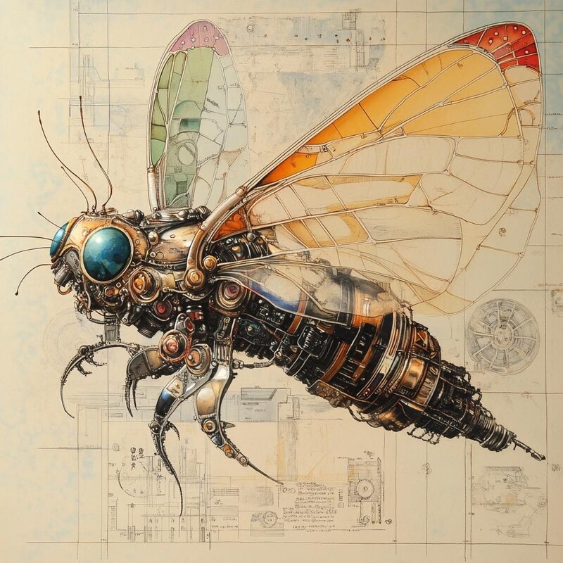 Mechanical Insects - Etsy