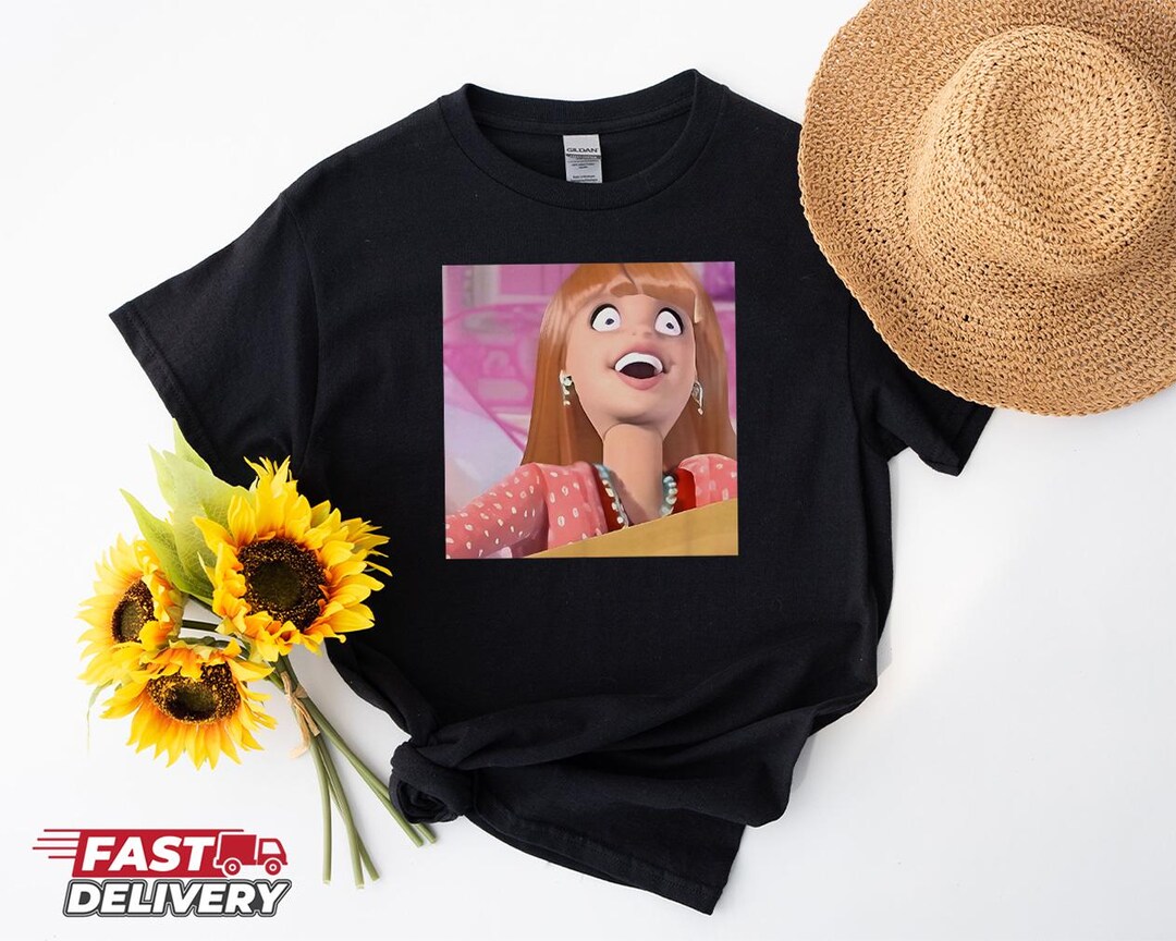 Funny Disgusting Doll Face Meme T-shirt, Weird Shirt Specific Shirt ...