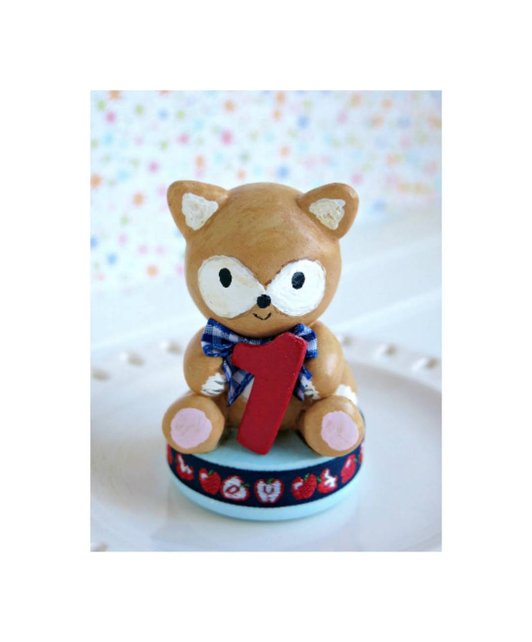 Fox Cake Topper, Fox Cake Smash, Baby Shower, First Birthday, 1st ...