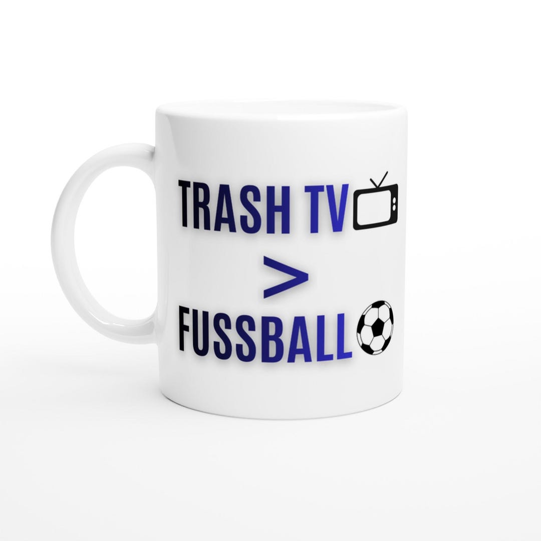 Trash TV Mug "trash TV > Football" | Funny Anti-football Gift for ...