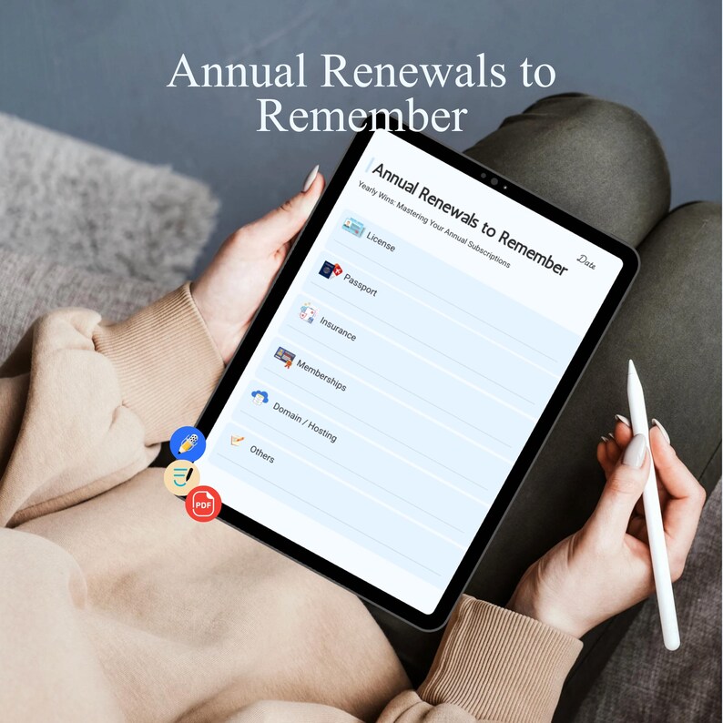 ADHD Appointment Planner 2026 | Renewal Reminder Printable | Bill ...