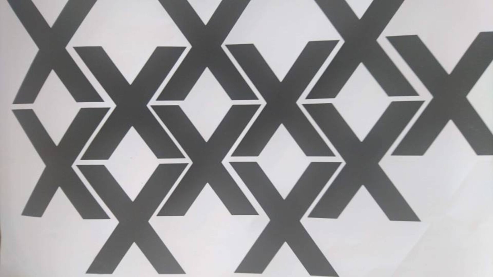 Wall Decal X Decal X Sticker Exes for Wall Wall Decor | Etsy