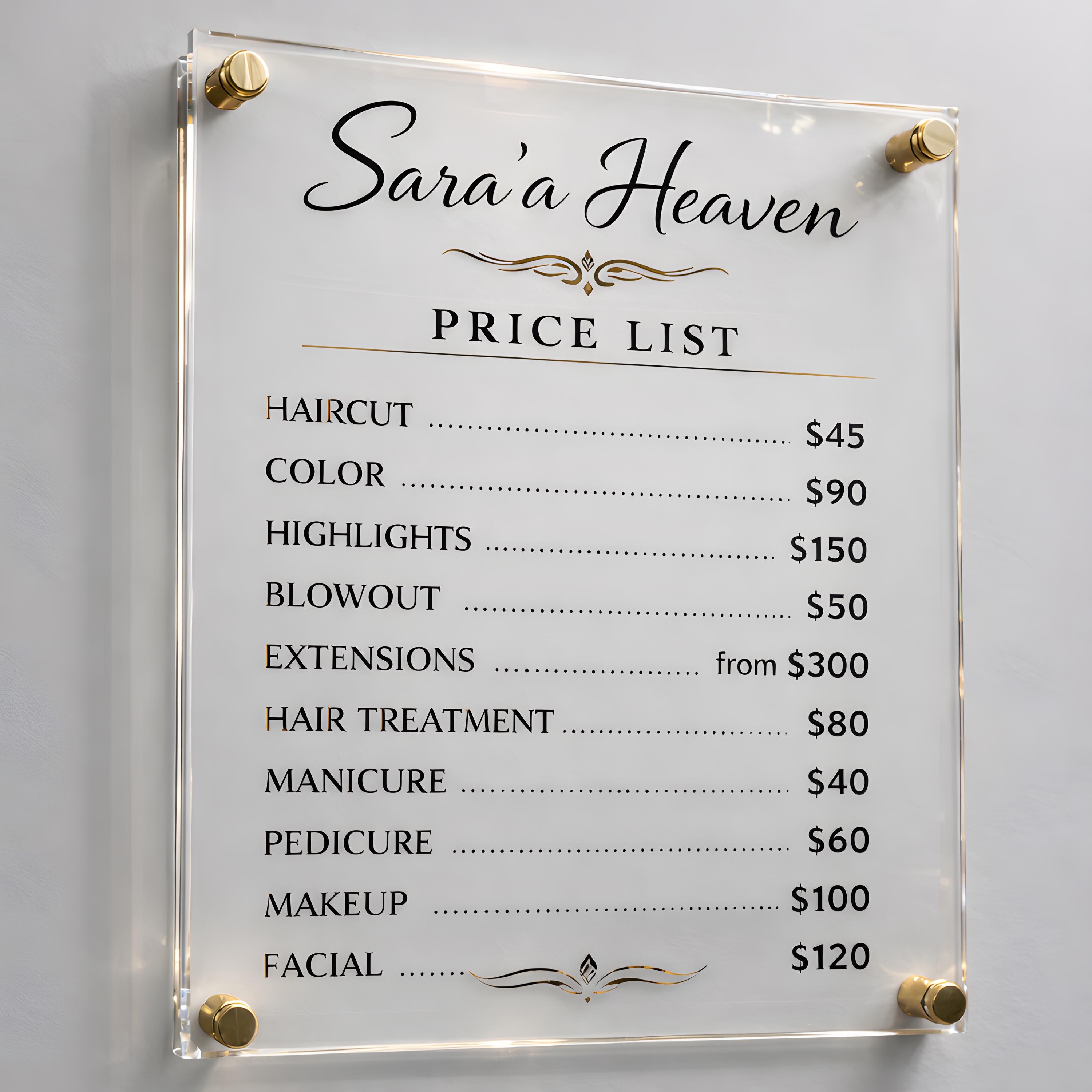 Custom Acrylic Plaque, Logo Sign for Business, Personalized Office Wall ...