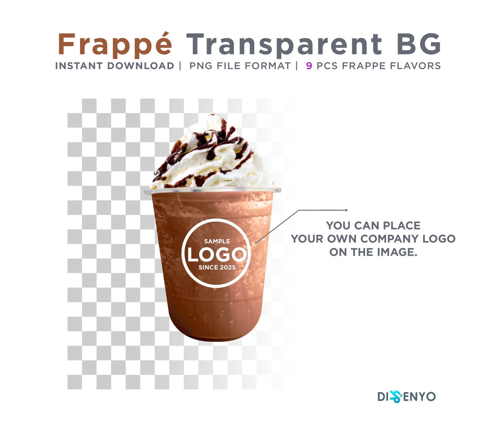 Frappe PNG File Format | 9 Flavors | Transparent Background | Drink ...