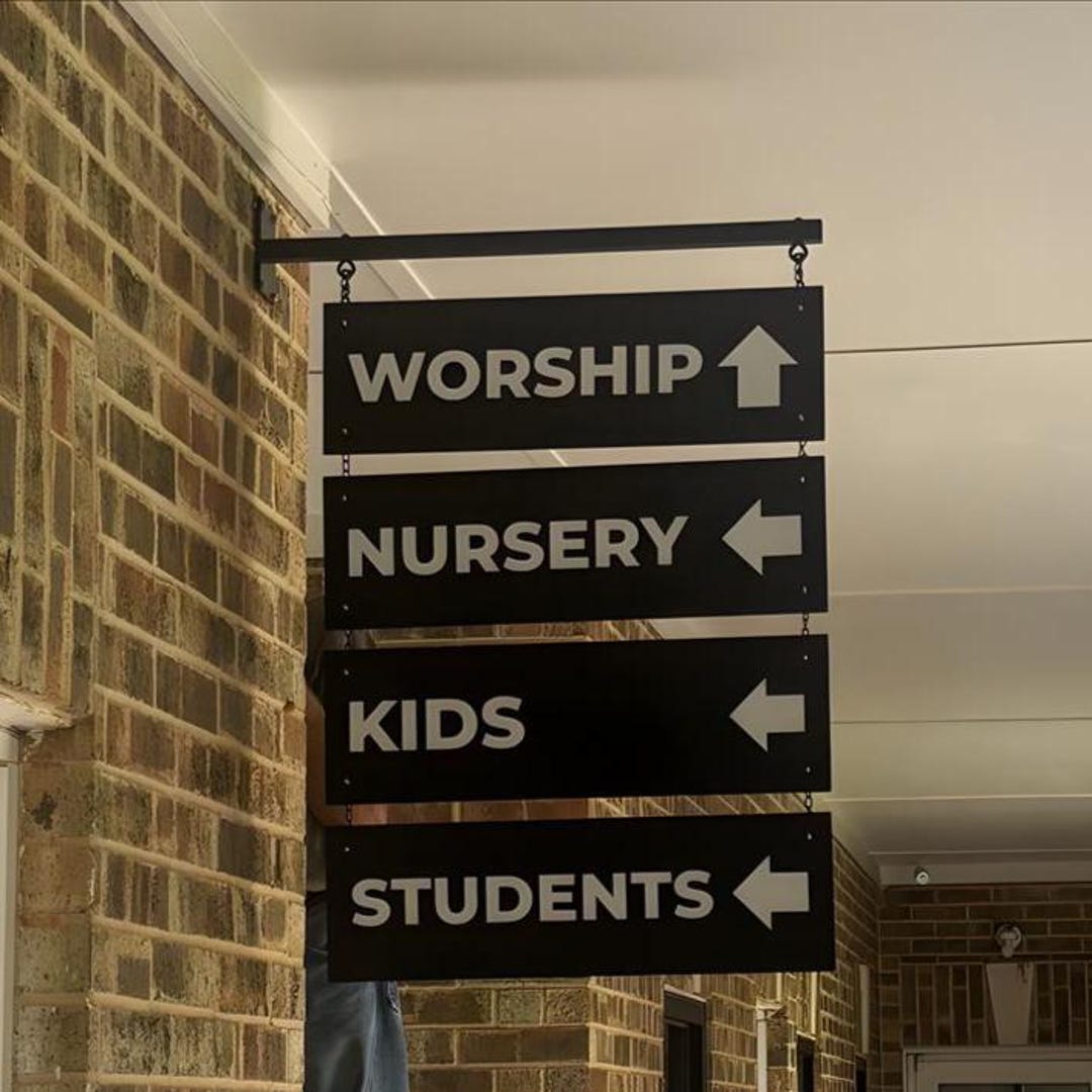 Custom Blade Sign, Multi Tier Sign, Wall Mounted Sign, Double Sided ...