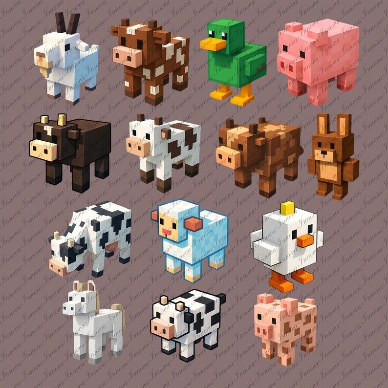 Roblox Grow a Garden Clipart Bundle: 72 PNG Stickers (digital Download ...