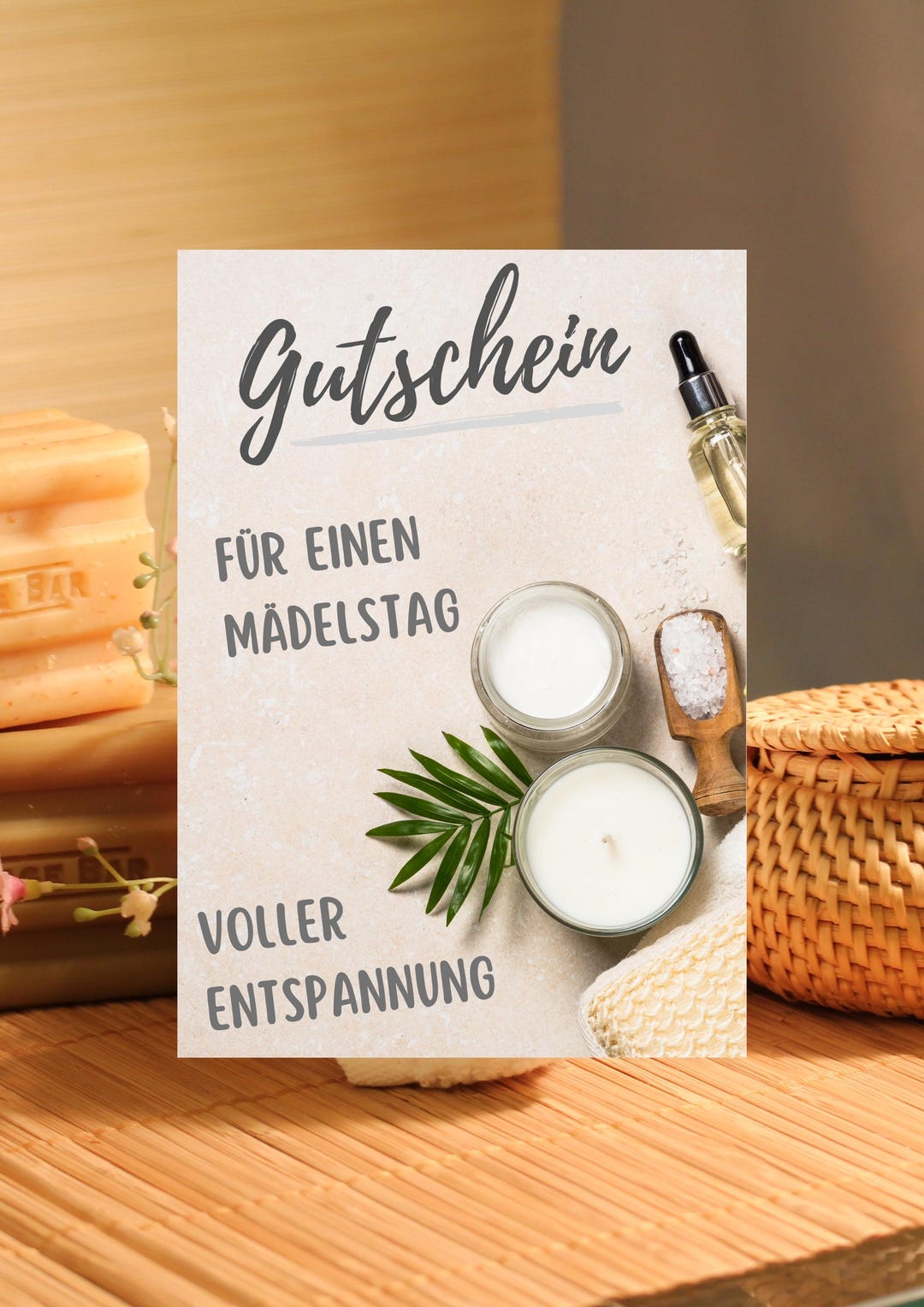 Voucher - Girls' Day - Digital - Printable - A5 - HQ - Dinner ...