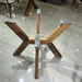 Spider Walnut Table Legs — Handcrafted Wooden Legs for Unique Furniture ...