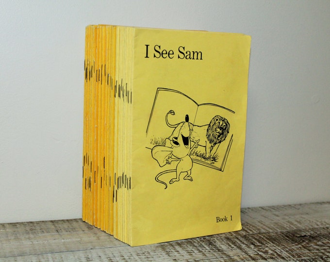 Vintage I See Sam Early Reader Books by SWRL, 1972. Set of 48 - Etsy