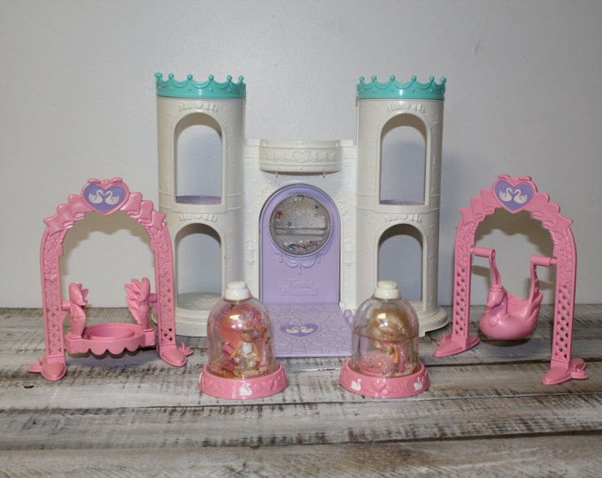 Playskool Krystal Princess Castle With Swings and 2 Krystal Princess ...