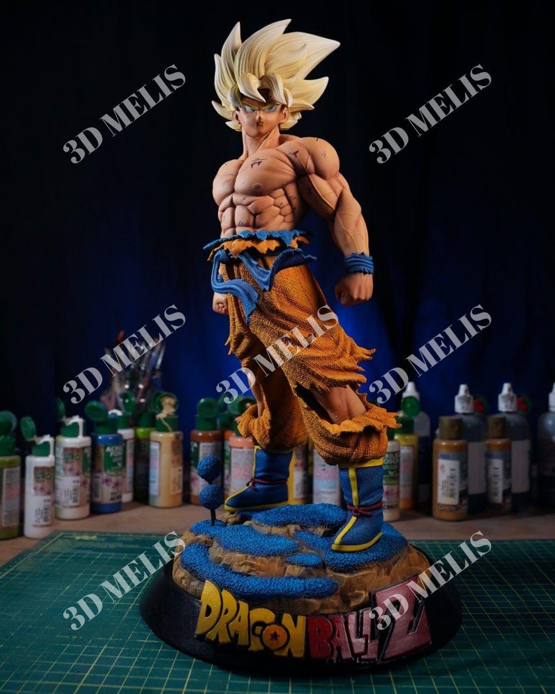 30 Goku 3D STL File Bundle – Fan Art Printable Figure Set – Anime ...