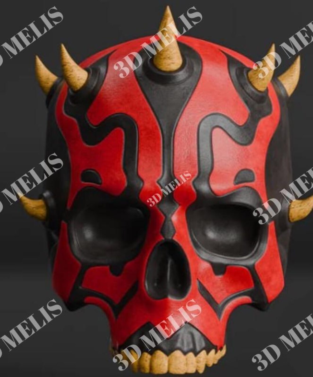 Darth Maul Skull STL – 3D Printable Star Wars-inspired Fan Art – Sith ...