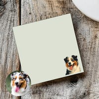 Custom Dog Photo Sticky Notes With Personalized Name Design - Etsy
