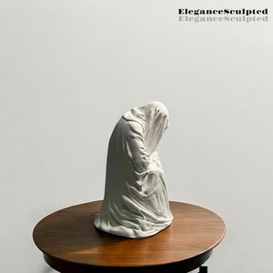 The Cloak of Conscience Plaster Statue | Gothic Hooded Sculpture ...