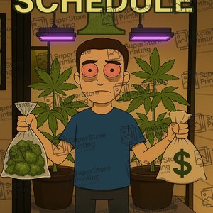 Schedule 1 Digital Poster, Gaming Poster, Gamer Gift. Fun Poster, Fan ...