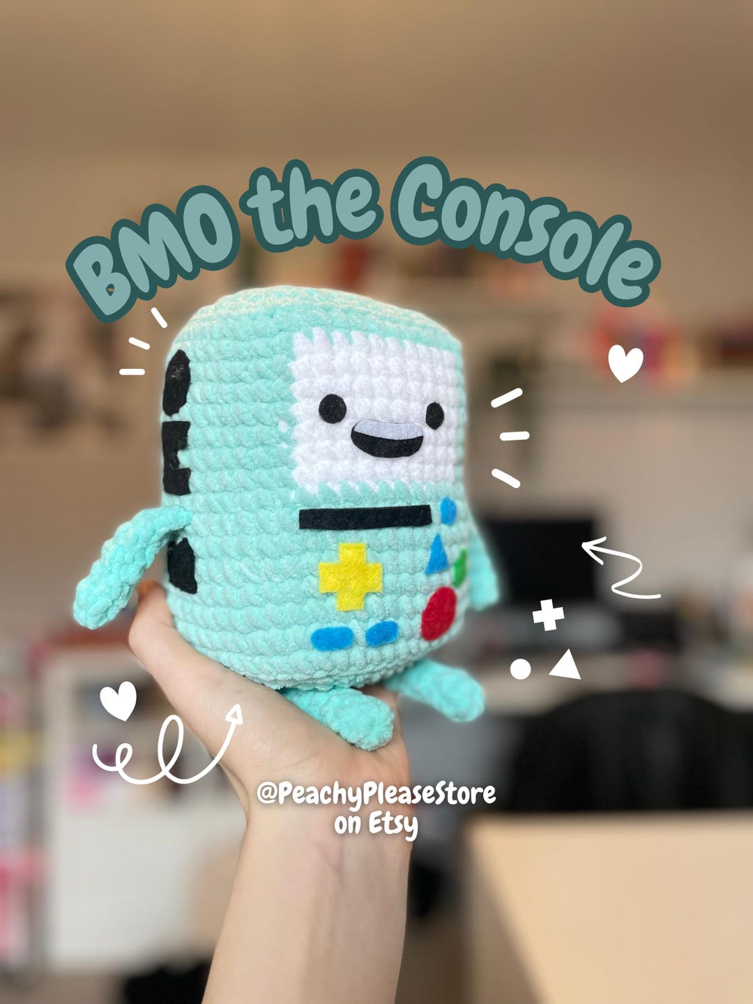 Game Console Character Plushy | Handmade Crochet Plushy - Etsy