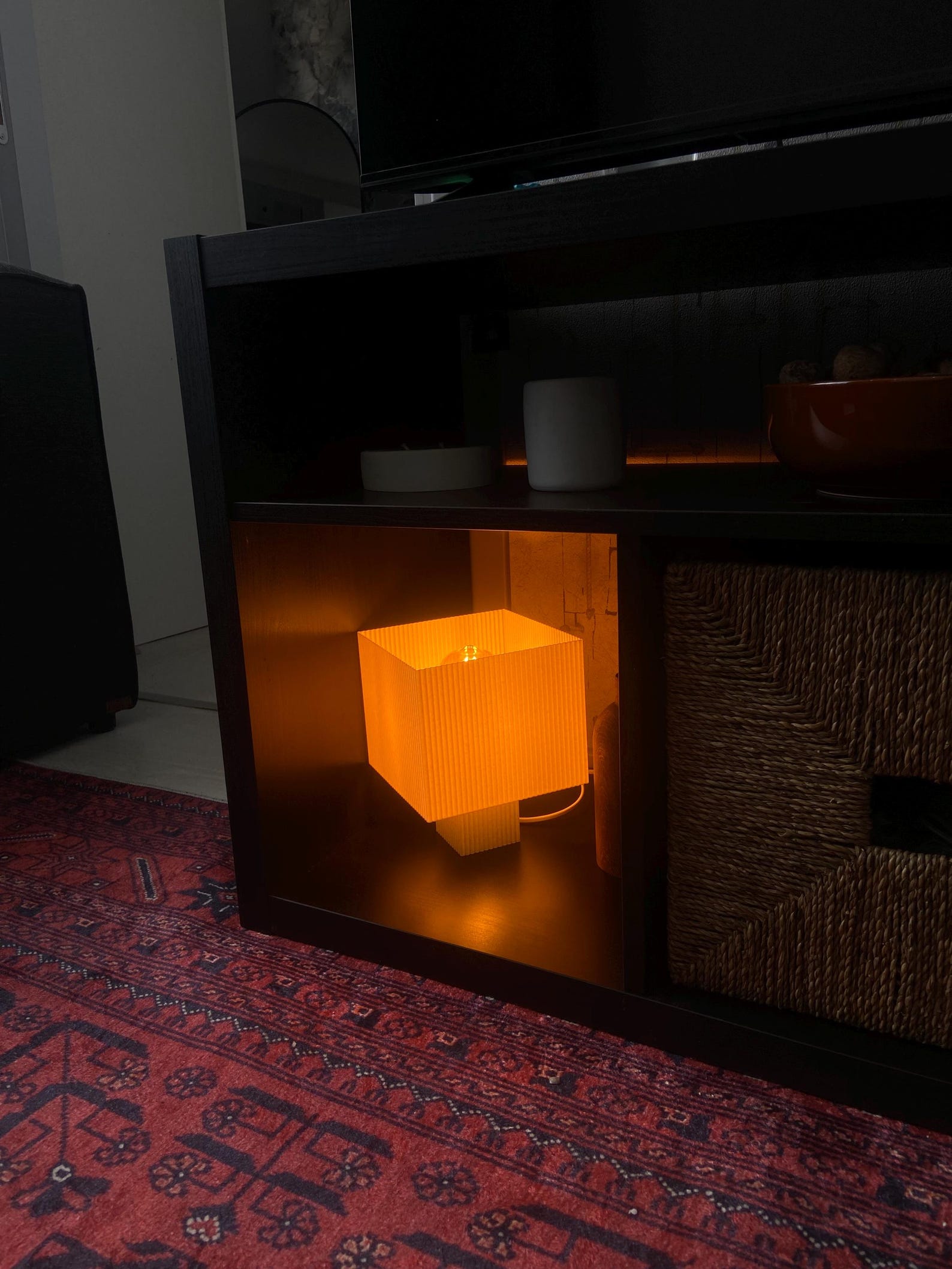 Marble Textured - Minimalist Japandi Style Table Lamp - Etsy