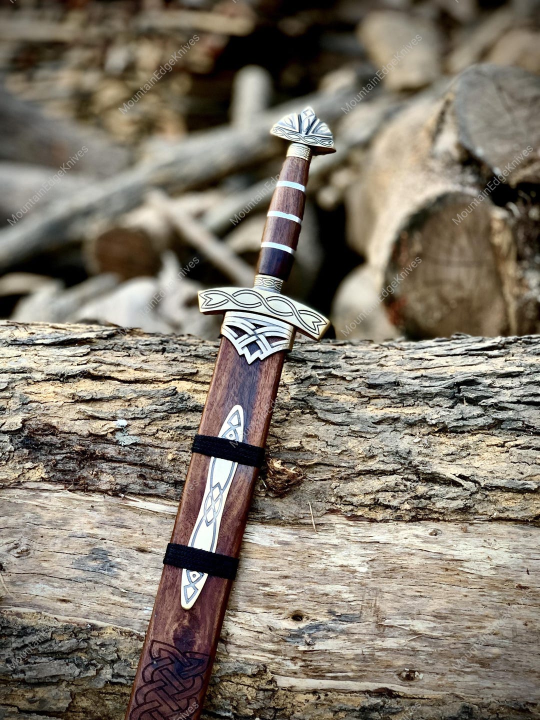 Handmade VIKING Sword Real Damascus Steel Northman Sword Beautiful Gift ...