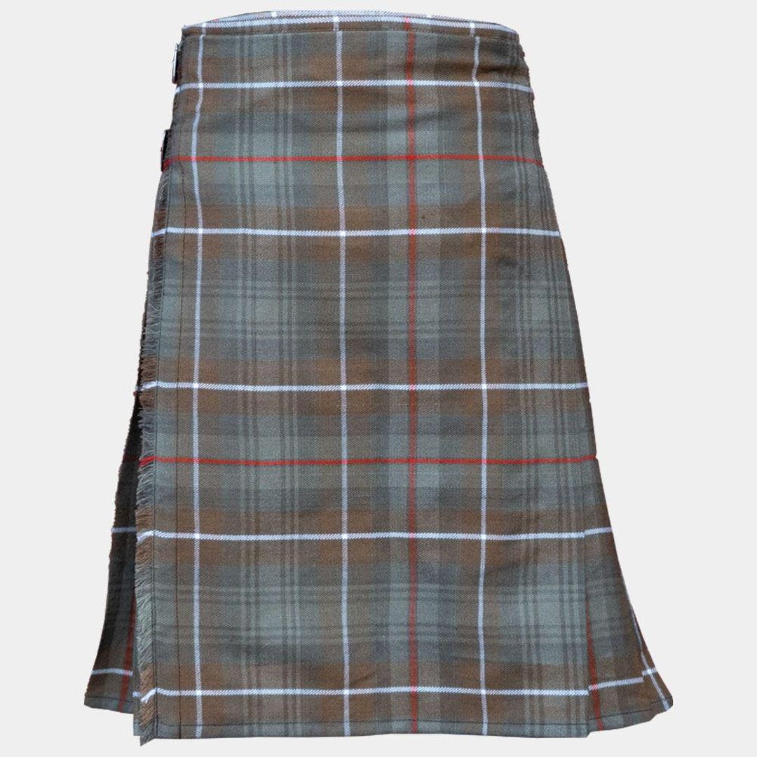 Mackenzie Weathered Tartan Kilt 16oz Acrylic Wool Heavy Fabric ...