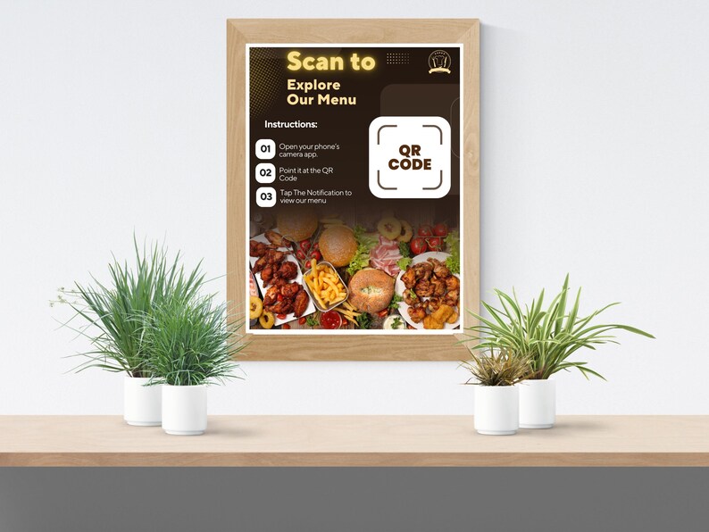 Custom QR Code Template | Instant Download | Editable Digital File - Etsy