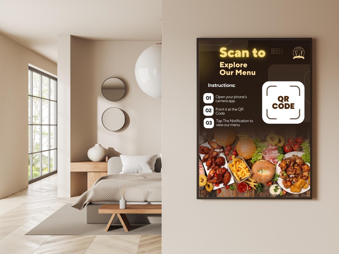 Custom QR Code Template | Instant Download | Editable Digital File - Etsy