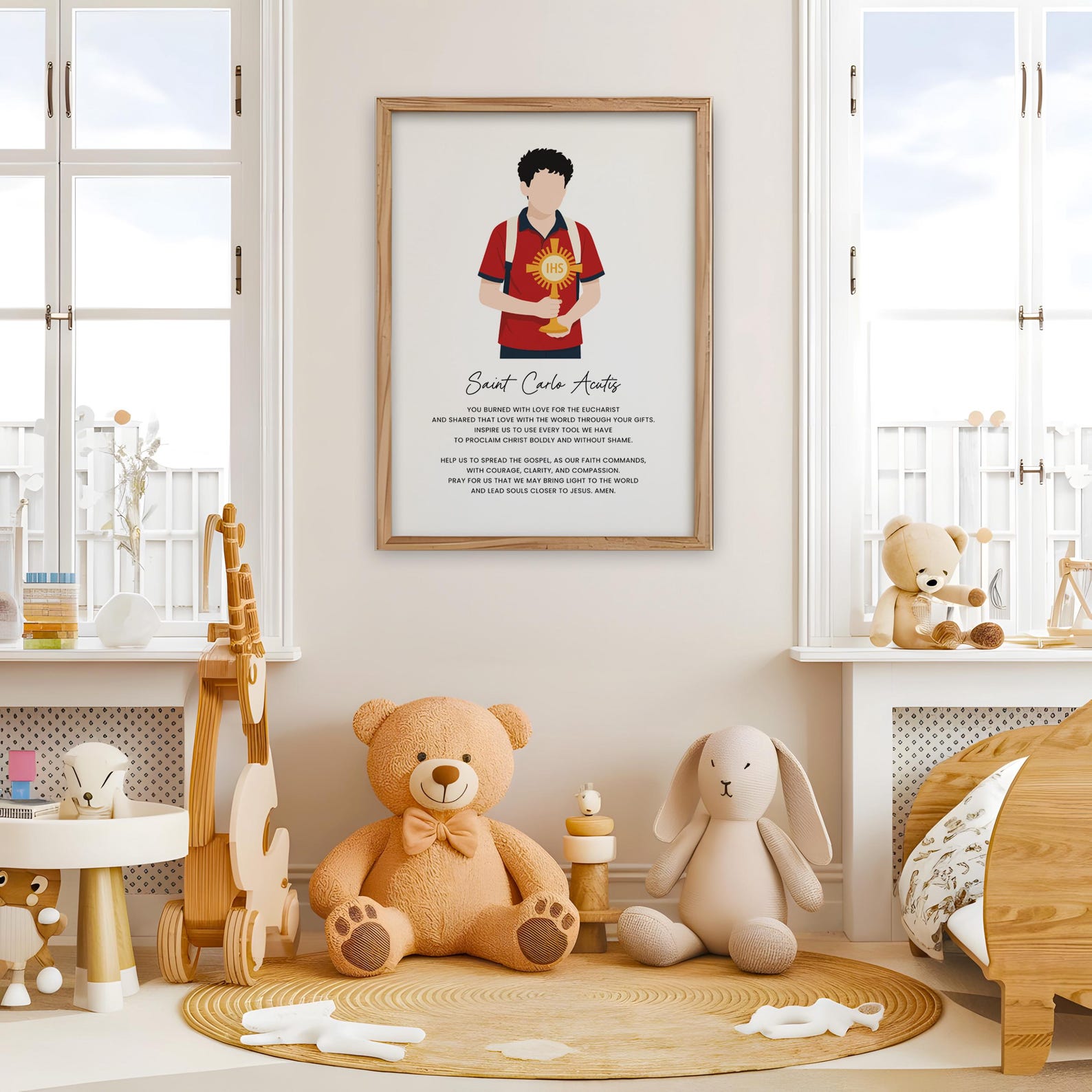 Saint Carlo Acutis Print: Catholic Teen Room Decor (digital Download ...