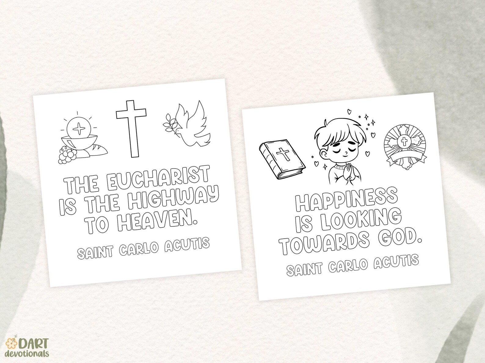 Saint Carlo Acutis Coloring Pages: Catholic Kids Activity (PDF Download ...