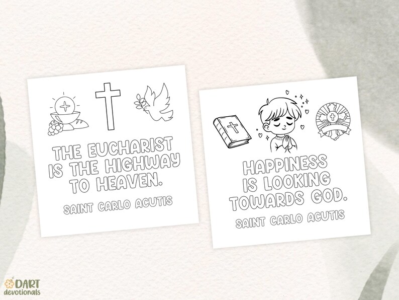 Saint Carlo Acutis Coloring Pages: Catholic Kids Activity (PDF Download ...