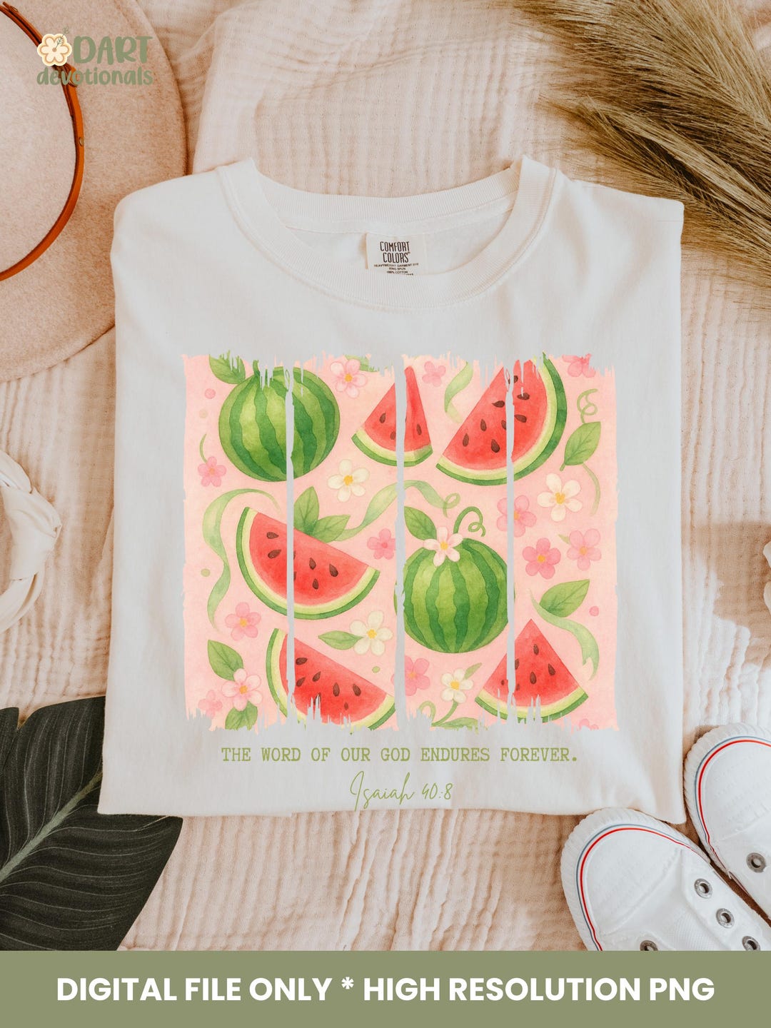 Fruit of the Spirit T-shirt Watermelon Design Instant Download PNG - Etsy