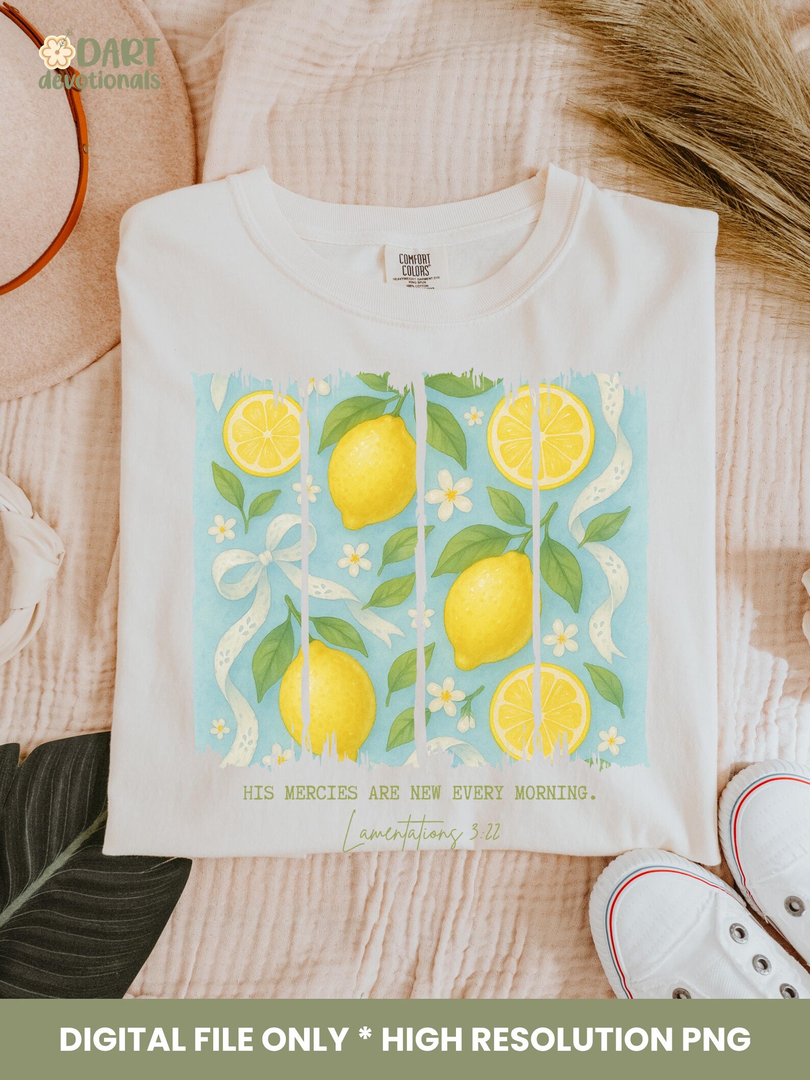 Lemon Bible Verse Shirt PNG, Christian Sublimation Design (digital ...