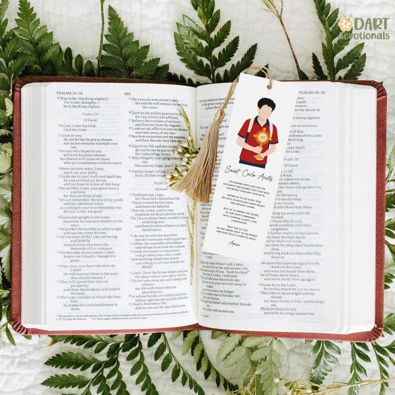 Saint Carlo Acutis Printable Bookmark, Catholic Gifts Prayer Cards ...