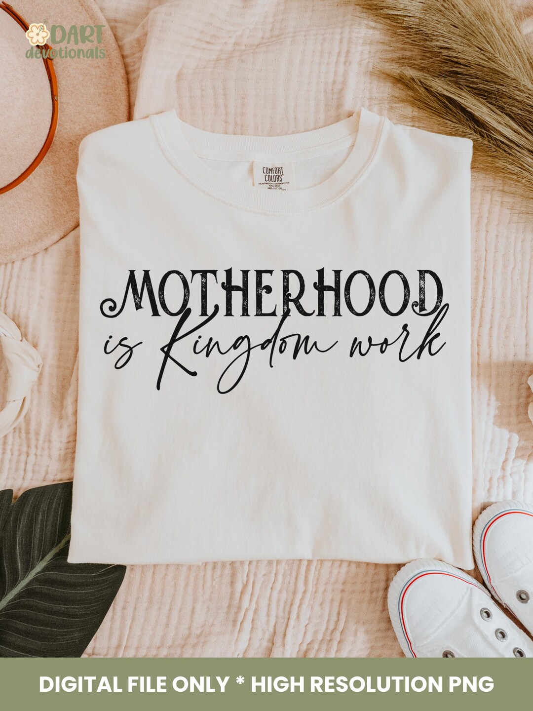 Motherhood is Kingdom Work Christian Faith T-shirt Design | Instant ...