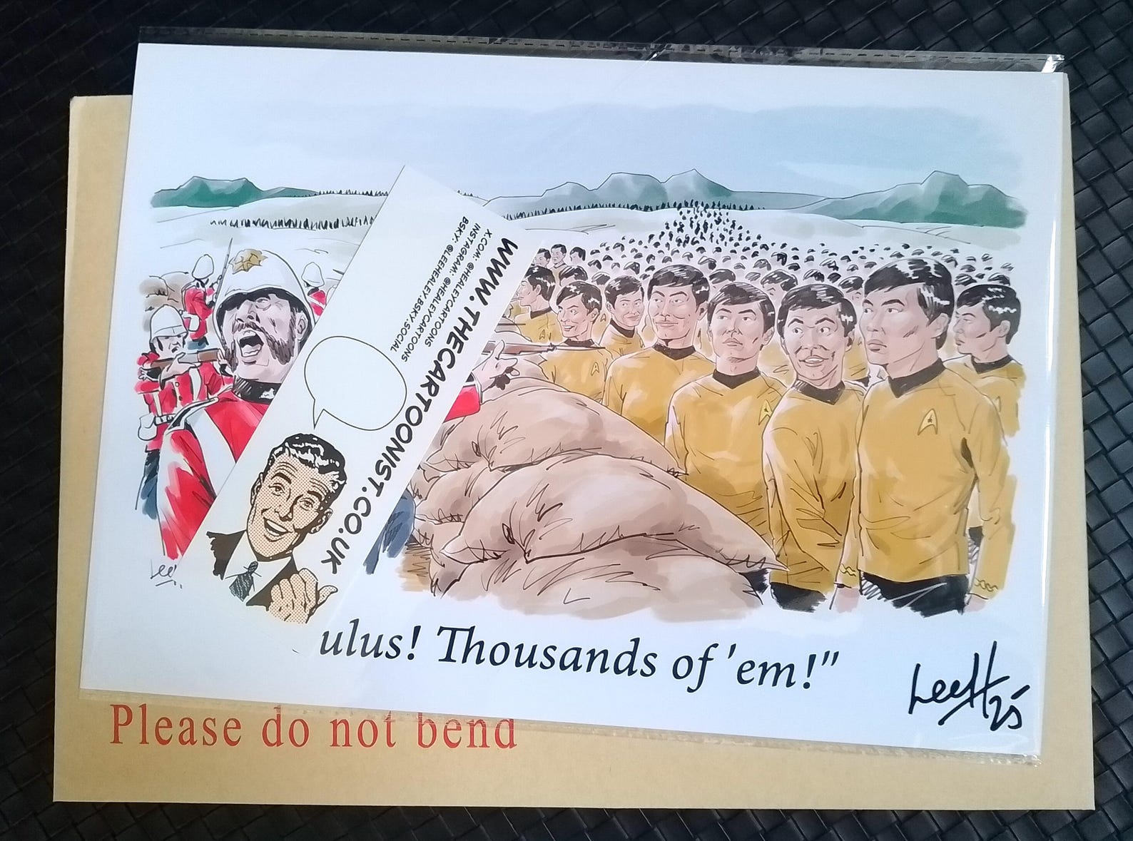 Signed 'thousands of 'em!' Cartoon Print - Etsy UK