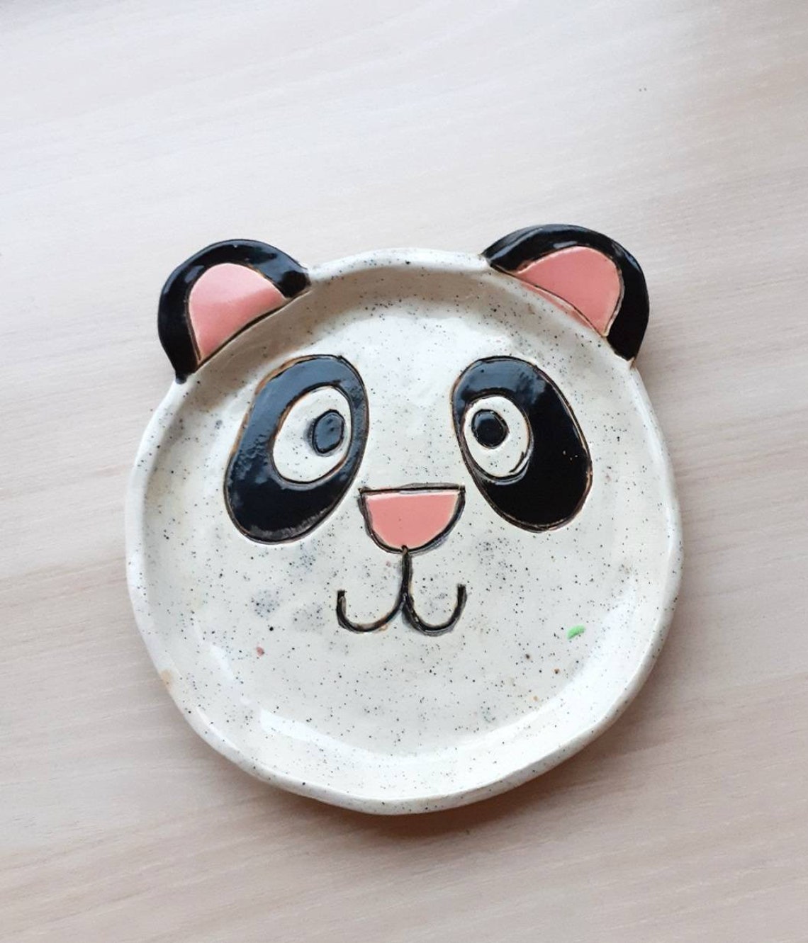Panda Ceramic Plate Pottery Dish for Kids Panda Lovers Gift - Etsy