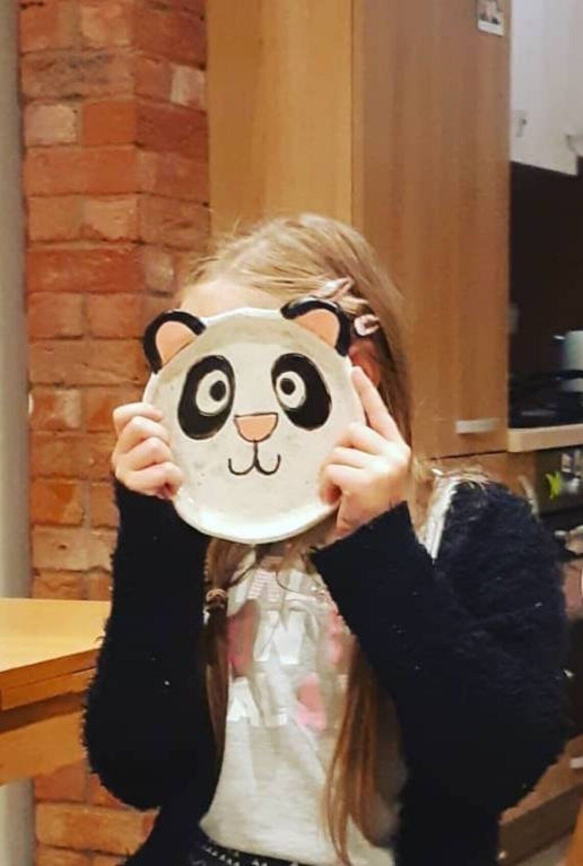 Panda Ceramic Plate Pottery Dish for Kids Panda Lovers Gift - Etsy