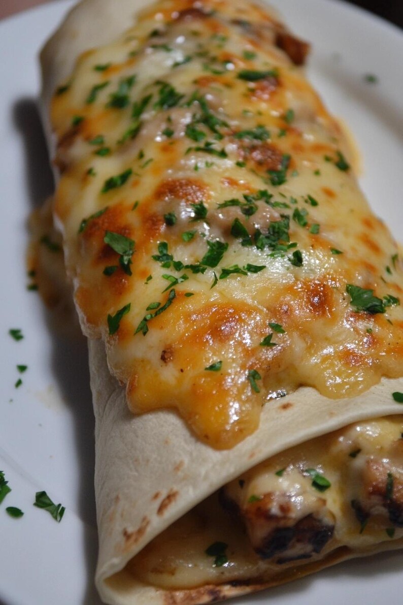 The Ultimate Cheesy Garlic Chicken Wrap Recipe – Digital Download - Etsy