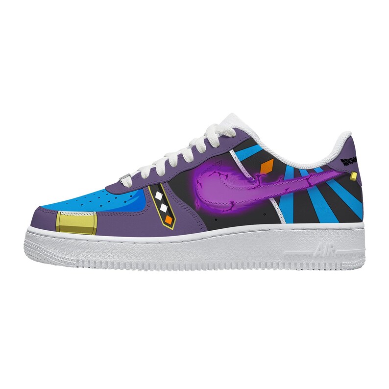 Custom Painted Dragon Ball Sneakers, Custom Beerus Shoes, Handmade ...