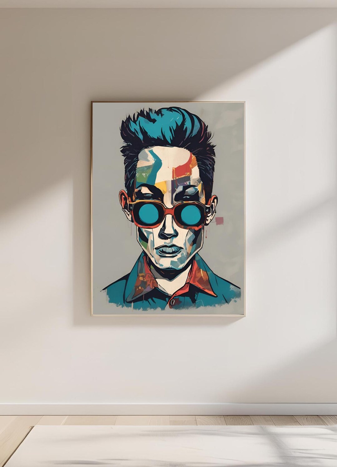 Urban Pop Art Portrait: Bold Street Style, Modern Wall Decor (digital ...