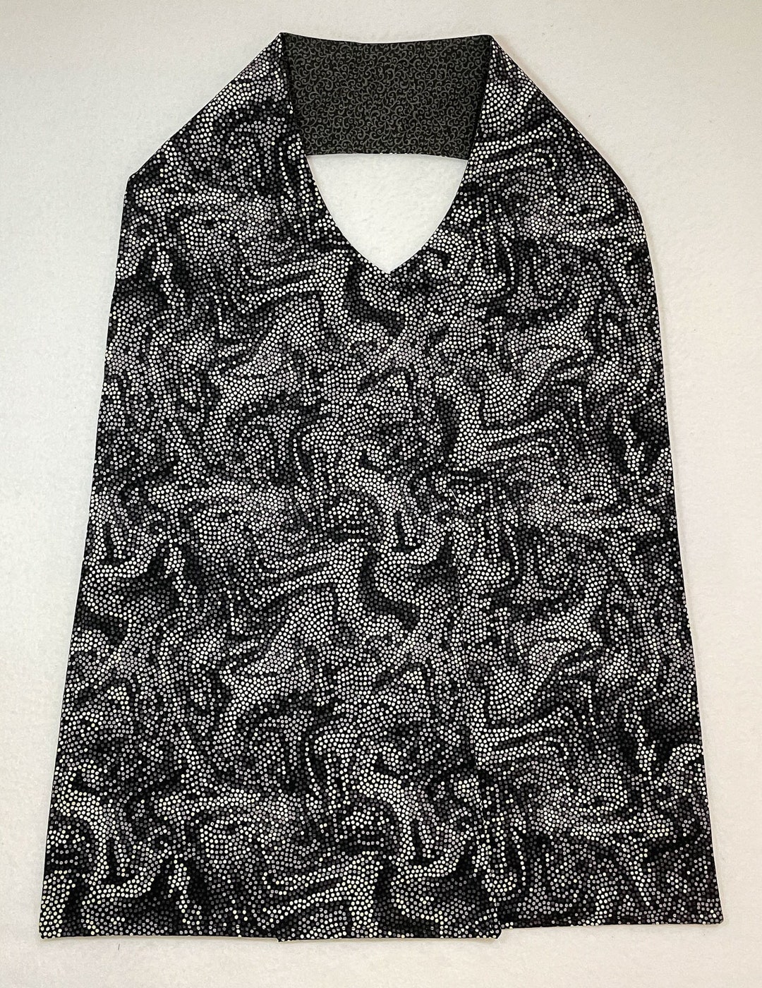 Black Dining Vest, Adult Bibs, Adult Scarf Bib, Bibs for Adults, Adult ...