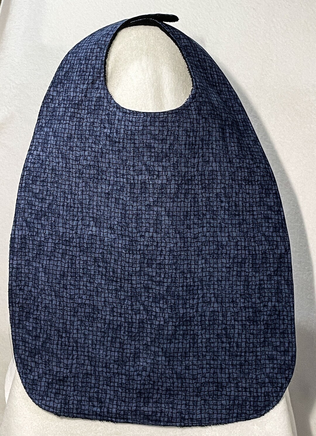 Navy Blue Adult Bib, Adult Bibs for Women, Adult Bibs Terry Cloth ...