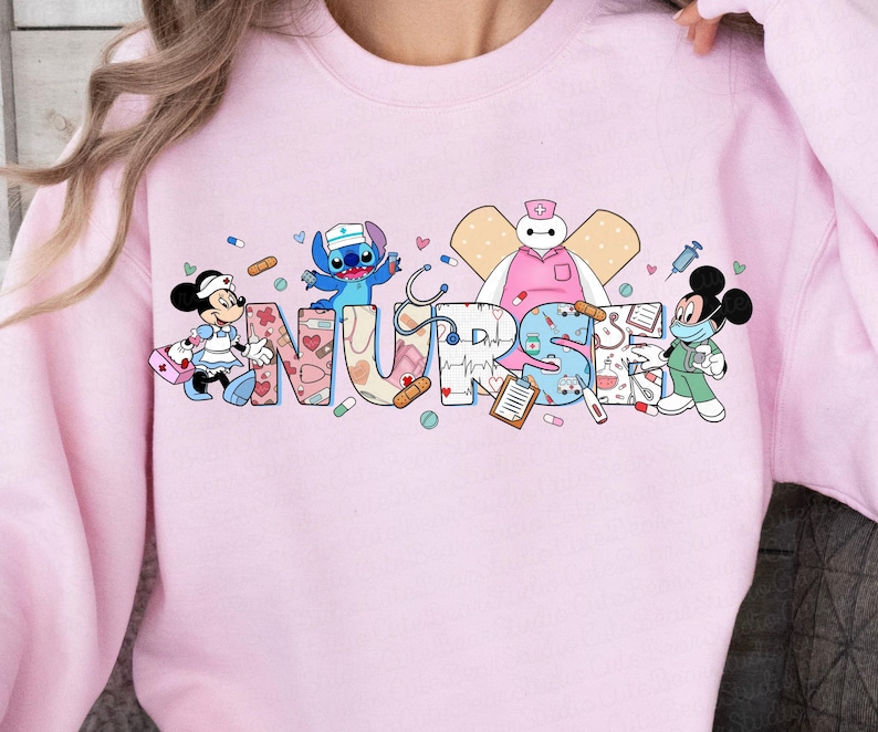 Mickey and Friends Nurse PNG File ,mickey Minnie Nurse , Labor and ...