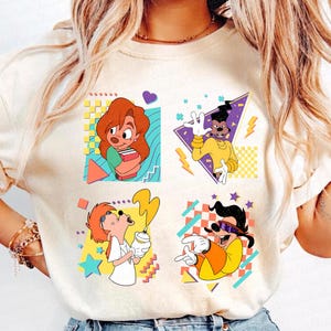 Retro 90s Disney Vintage A Goofy Movie Characters Png, Goofy Max ...