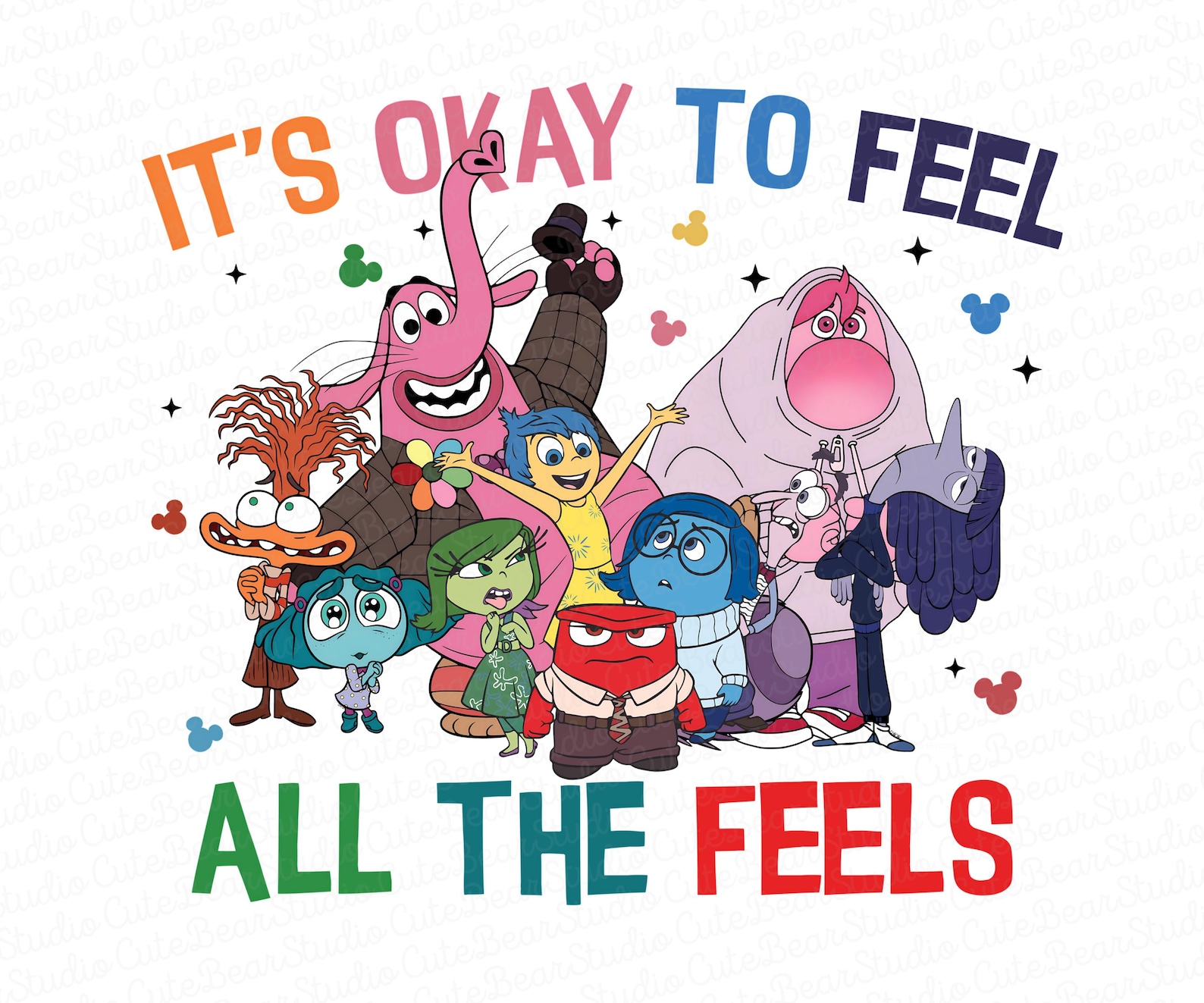 Today I Feel All the Feels Inside Out 2, Inside Out 2 Png, Inside Out ...
