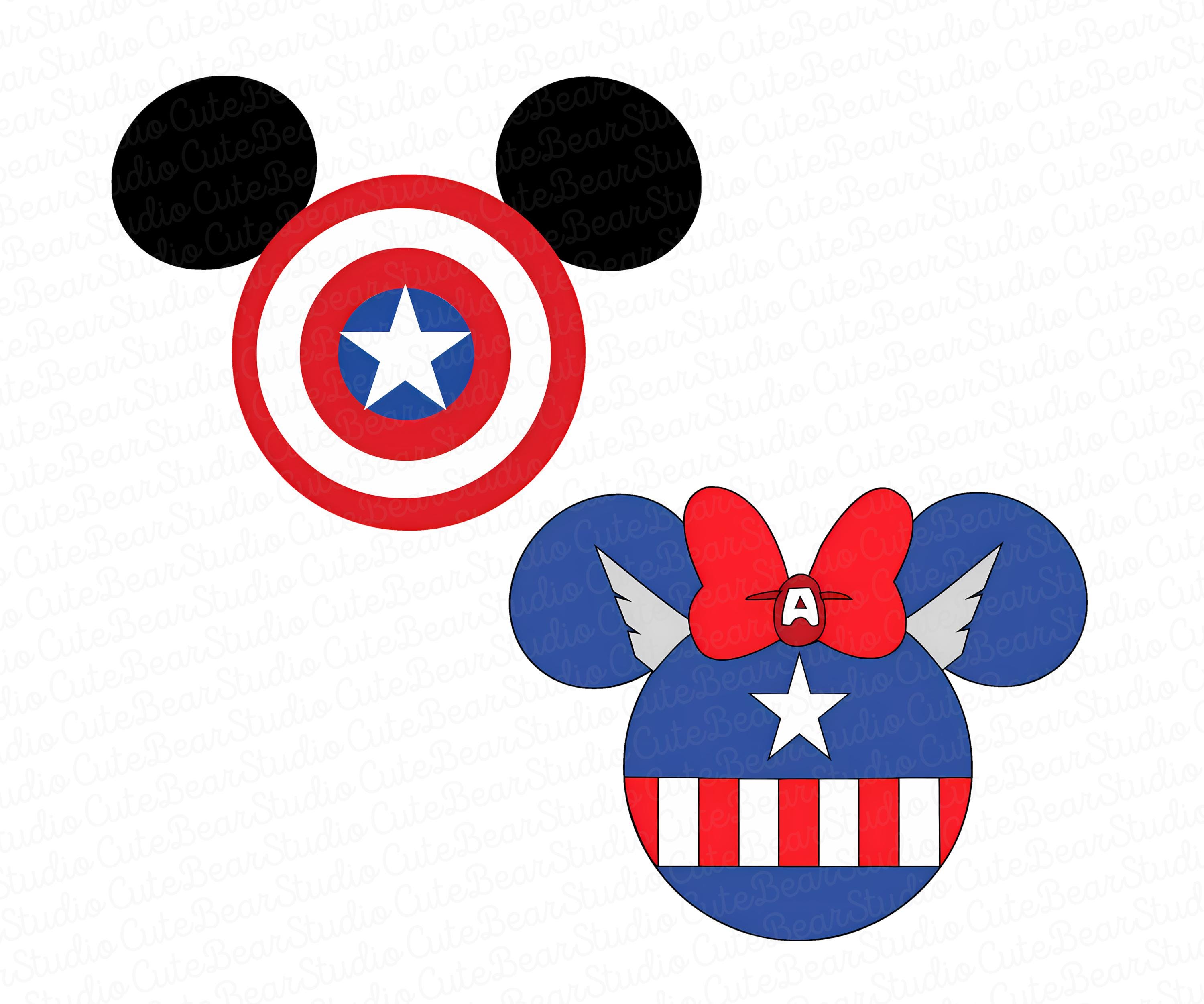 Captain America Png, Marvel Couple Png, Mickey Head Png, Avengers ...