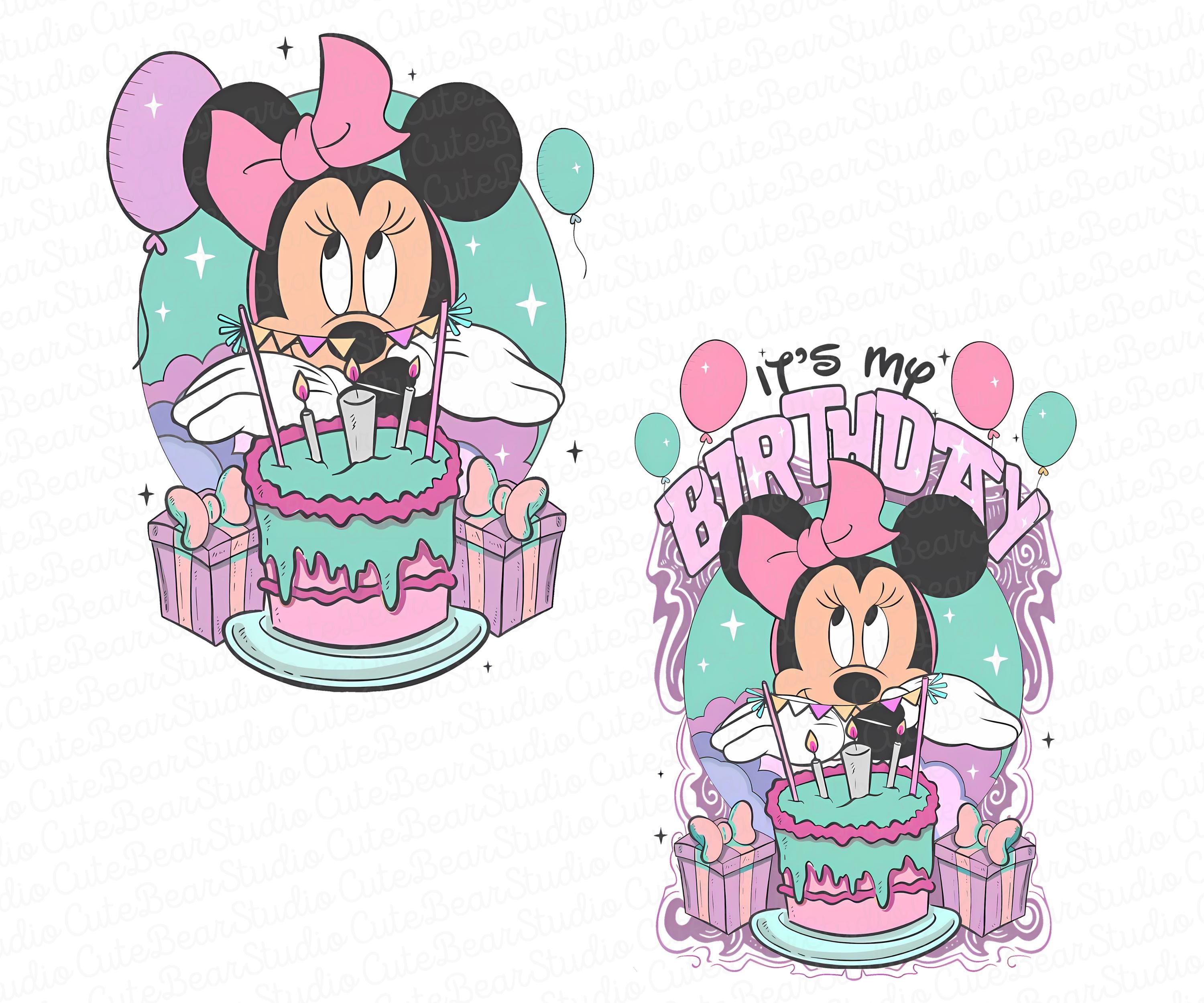 Disney Minnie It's My Birthday Png, Disney Girls Trip Png, Disney ...