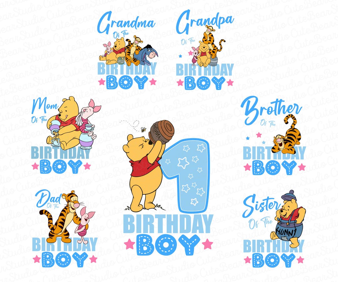 Bundle Birthday Boy Png, 1st Birthday Boy Png, Magical Birthday Png ...