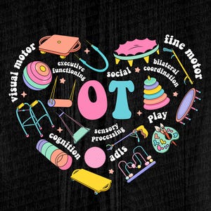Occupational Therapy PNG, OT Cota, Occupational Therapist Heart Png, OT ...